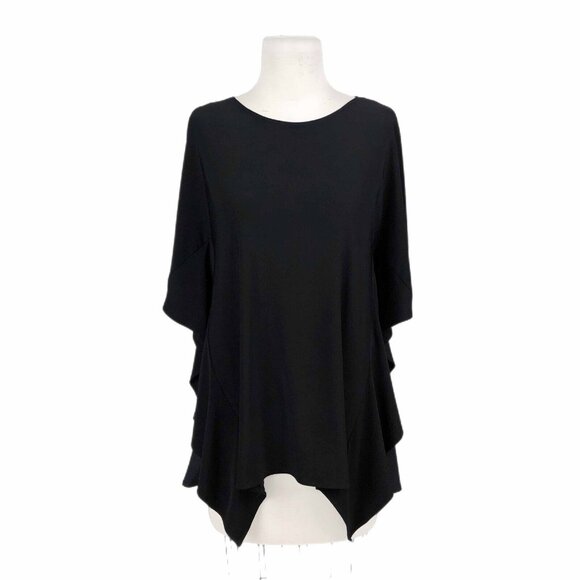 Sun Kim | Tops | Sun Kim Top Womens Medium Asymmetric Jersey Tunic ...